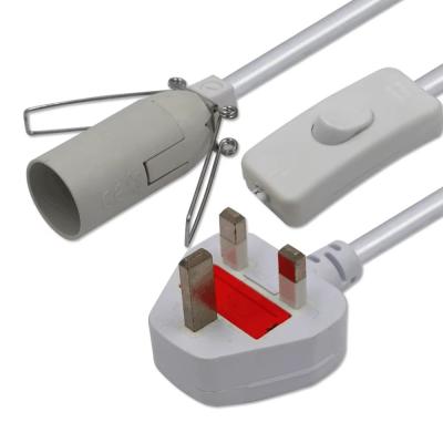 China UK Plug to E14 Socket Converter with 303 Switch 250V 3A for sale