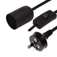 China AU Plug to E27 Lamp Socket Converter with 303 Switch 250V 10A for sale