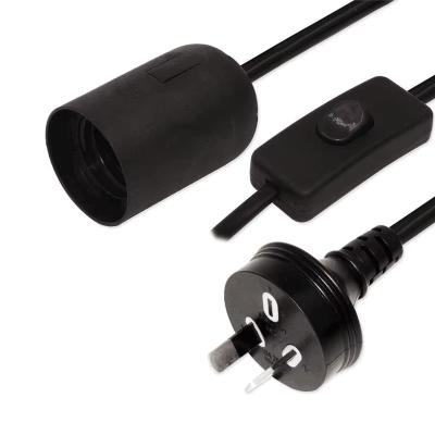China AU Plug to E27 Lamp Socket Converter with 303 Switch 250V 10A for sale