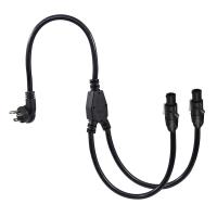 China NEMA 5-15P to Dual PowerCON Y Splitter Cable 15A 125V 1.8m for Stage Lighting for sale
