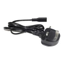 China UK Plug C7 Power Cord 1.5M 250V 5A PVC for Laptop and Small Appliances for sale