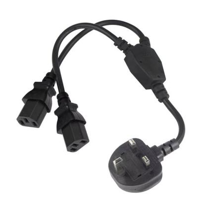China UK Plug to C13 Power Cord 1.8M 250V 13A for Server Rack Data Center for sale