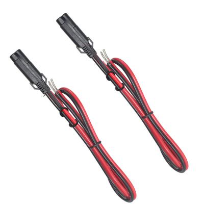China SAE to Tinned Copper Wire Cable 12V 24V Solar Panel Connection for sale