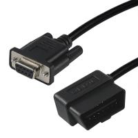 China OBD-II to DB9 Diagnostic Adapter Cable 16-Pin Male to 9-Pin Serial 3ft for sale