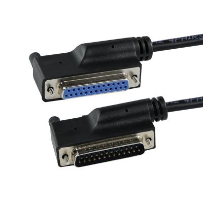 China DB25 Male to Female Parallel Extension Cable 25-Pin Shielded 3FT for sale