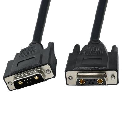 China D-Sub Mixed Contact Connector 7W2 13W3 17W2 21W4 9W4 Power Signal 40A 300V for sale