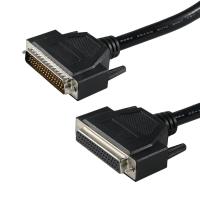 China DB-50 Male to Female Shielded Parallel Extension Cable 25 Pairs 1m for sale