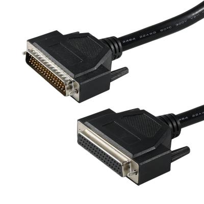China DB-50 Male to Female Shielded Parallel Extension Cable 25 Pairs 1m for sale