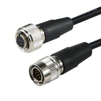 China 12 Pin Male to Female Circular Aviation Connector Cable 250V 5A for Industrial Automation for sale