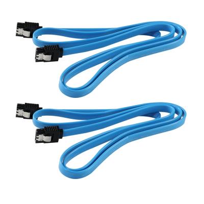 China SATA 3.0 Data Cable 6Gbps with Locking Latch for HDD SSD 3ft 5ft 6ft for sale