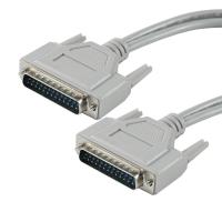China DB-25 Male to Male Serial Cable RS-232 Parallel Printer 1ft 2ft 5ft PVC for sale
