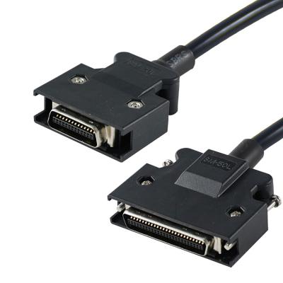 China DB-25 Male to DB-50 Male Shielded Cable 1.2ft for Industrial Equipment for sale