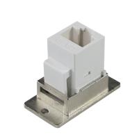 China Cat6 RJ45 Female to Female Ethernet Coupler 1Gbps LAN Extension Adapter for sale