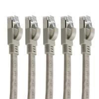 China CAT6 Flat FTP Shielded Ethernet Cable 26AWG Snagless Boot 1Gbps for sale