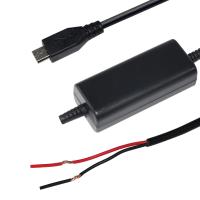 China Micro USB to Bare Wire 5V to 9V 12V Step-Up Converter Cable for sale