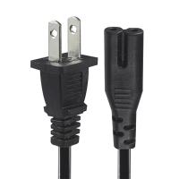 China NEMA 1-15P to IEC C7 Power Cord 125V 7A-10A for Laptop DVD Player for sale