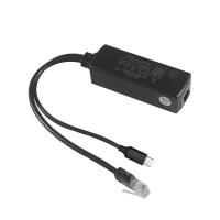 China USB-C PoE Splitter 48V to 5V 9V 12V Converter IEEE 802.3af at 10W 15W for Tablets Phones for sale