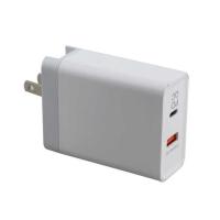 China 45W US Plug Dual Port Wall Charger USB-C and USB-A Fast Charging Adapter for sale