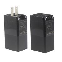 China 65W US Plug Dual-Port USB Charger USB-C and USB-A Fast Wall Charger for Laptop Phone Tablet for sale