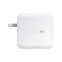 China 100W USB-C GaN Wall Charger US 2-Pin Plug Fast Charging for Laptop Tablet Phone for sale