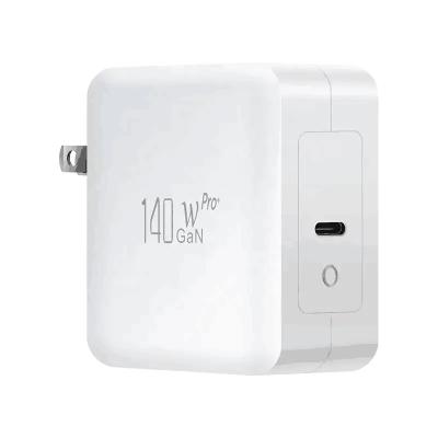 China 140W USB-C GaN Charger US 2-Pin Fast Wall Charger for Laptop 20V 7A for sale
