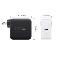 China 100W USB-C GaN Charger AU 2-Pin Plug for Laptops Tablets 100-240V for sale