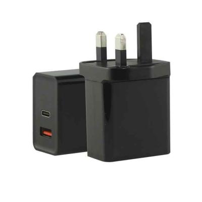 China 45W EU Dual Port USB-C USB-A GaN Charger for Laptop Tablet Fast Charging for sale