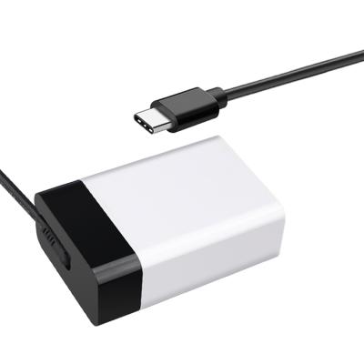 China 60W USB-C PD Power Adapter Fixed Cable 1.5m 100-240V for Laptop Tablet Smartphone for sale