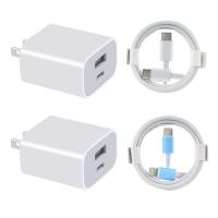 China 20W USB-C and USB-A GaN PD Charger with Cable for sale