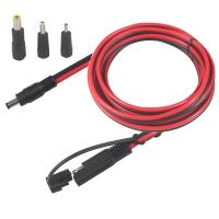 China SAE to DC Coaxial Adapter Cable 6Ft 14AWG Quick Release Disconnect Plug 5.5mmx2.1mm Male Jack for sale