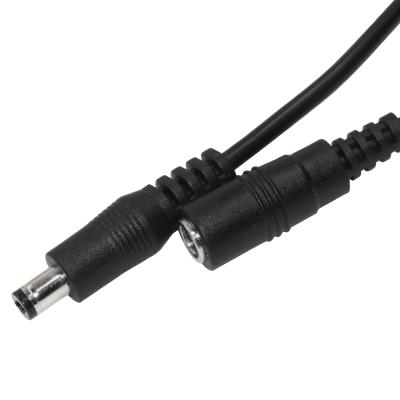 China DC Male Plug to Tinned Wire Pigtail Cable 5.5x2.1mm for 12V/24V Power Supply with 5A Rating and 1.2M-3M Length Options for sale