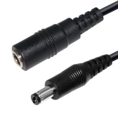 China 3.5mm x 1.35mm DC Power Extension Cable 12V 3A for CCTV LED Router with Multiple Length Options for sale
