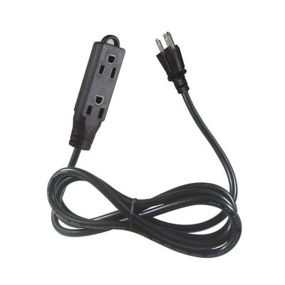 China NEMA 5-15P to Single Outlet Power Extension Cord 125V 13A 6ft SJT 16AWG for sale