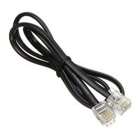 China RJ11 Telephone Extension Cable 1m-15m for Landline Phone Fax DSL Modem with Copper Construction for sale