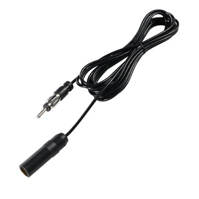 China Car Antenna Extension Cable Male to Female DIN 75 Ohm Coaxial for AM FM Stereo Radio for sale