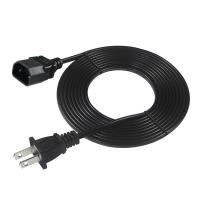 China NEMA 1-15P to IEC C18 Power Cord 125V 7A for Laptop Adapters and Projectors for sale
