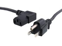 China 10 FT Right Angle C13 Power Cord for Standard US Outlets for sale