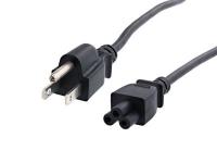 China 3FT US Standard Laptop Power Cord C5 10A 125V for Laptops and Electronics for sale