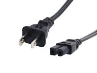China 6FT Polarized C7 Laptop Power Cord 120VAC 60Hz for US Outlets for sale
