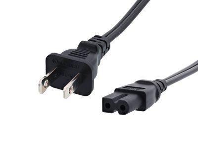 China 6FT Polarized C7 Laptop Power Cord 120VAC 60Hz for US Outlets for sale