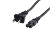 China 6FT IEC C7 Non-Polarized Laptop Power Cord 10A 125V Universal AC Cable for sale