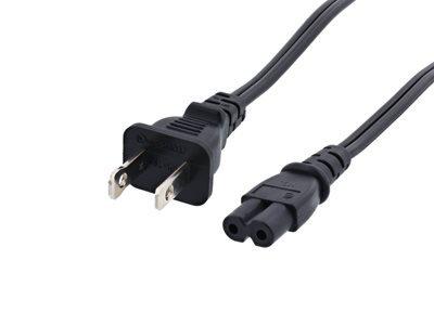 China 6FT IEC C7 Non-Polarized Laptop Power Cord 10A 125V Universal AC Cable for sale