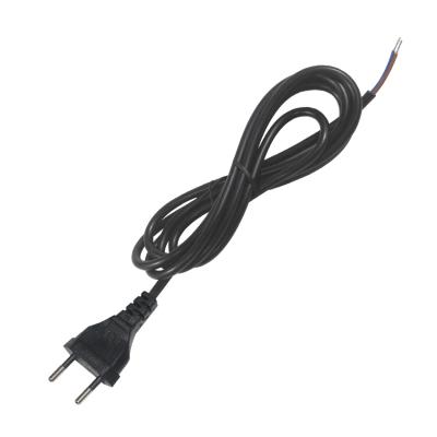 China EU 2Pin Power Cord 1.8M 250V 10A PVC Cable VDE Approved for Home Appliances for sale