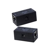 China Single Port PoE Injector 12V 1A 802.3af RJ45 Power Over Ethernet Adapter for sale
