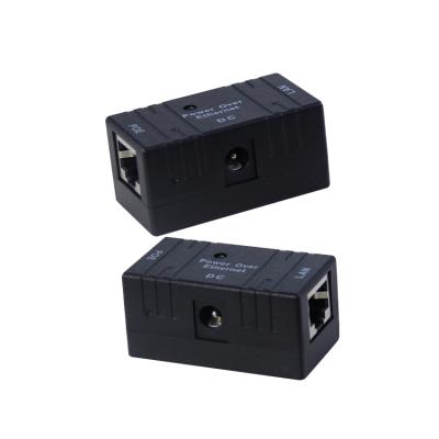 China Single Port PoE Injector 12V 1A 802.3af RJ45 Power Over Ethernet Adapter for sale
