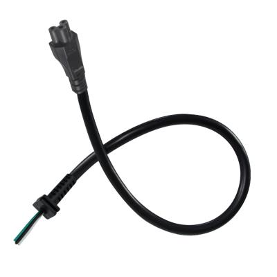 China IEC C5 to SR Power Cable 250V 2.5A with Strain Relief for Custom Wiring for sale