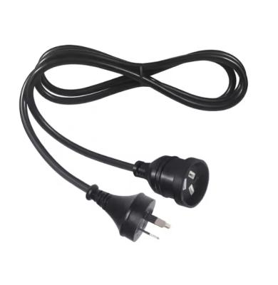 China Australian 3-Pin Extension Cord 10A 15A SAA Approved PVC Cable 240V for sale