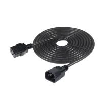 China IEC C19 to C14 Power Cable 18-14AWG PVC Jacket for sale
