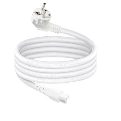 China EU CEE 77 Plug to C5 Female Power Cable 0.75mm PVC Copper 10A 220V for sale