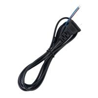 China NEMA 1-15P 2-Prong Unpolarized Plug to Stripped Tinned Ends Power Cord 18AWG 125V for sale